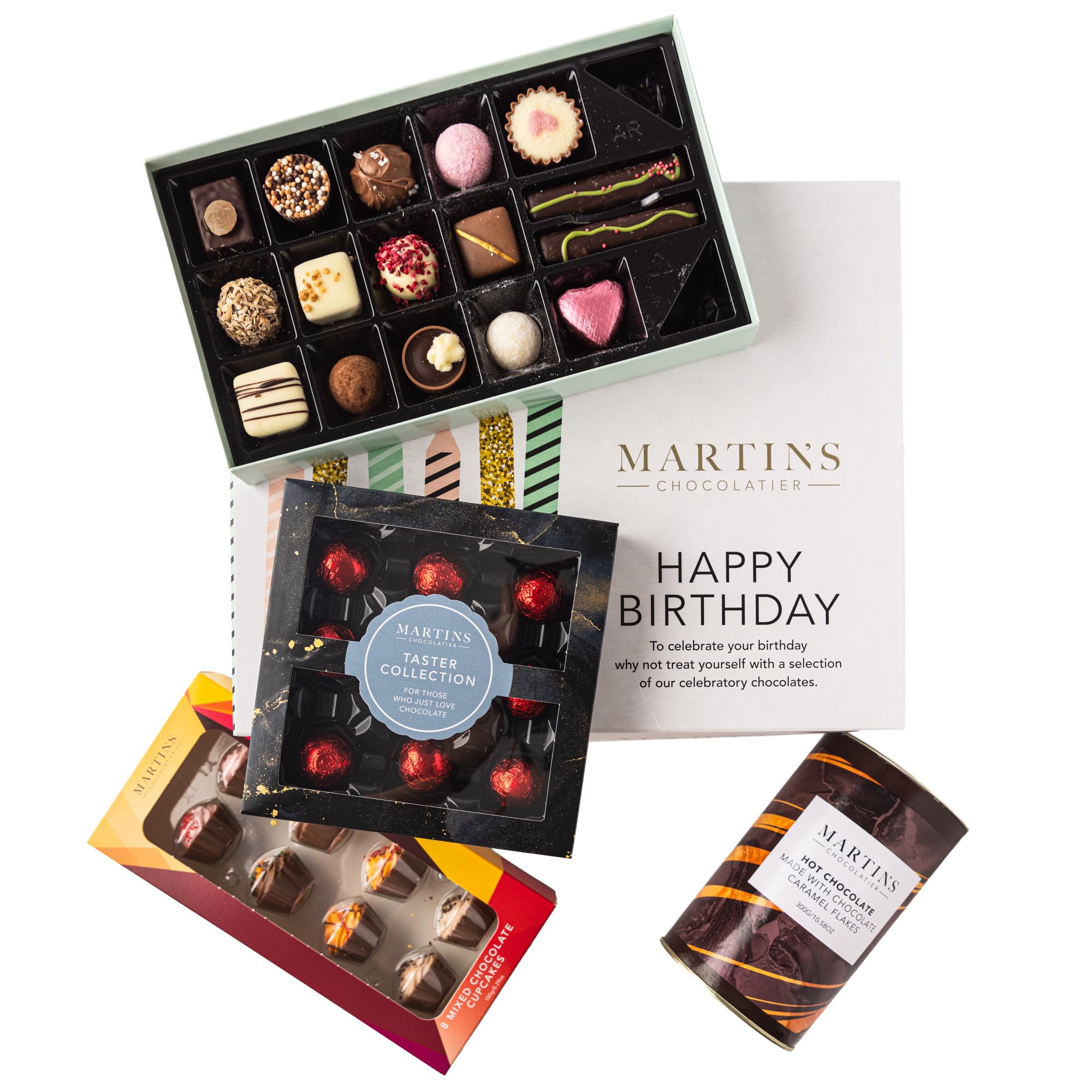 Martin’s Chocolatier Blue Birthday Hamper - Luxury Signature Chocolate ...