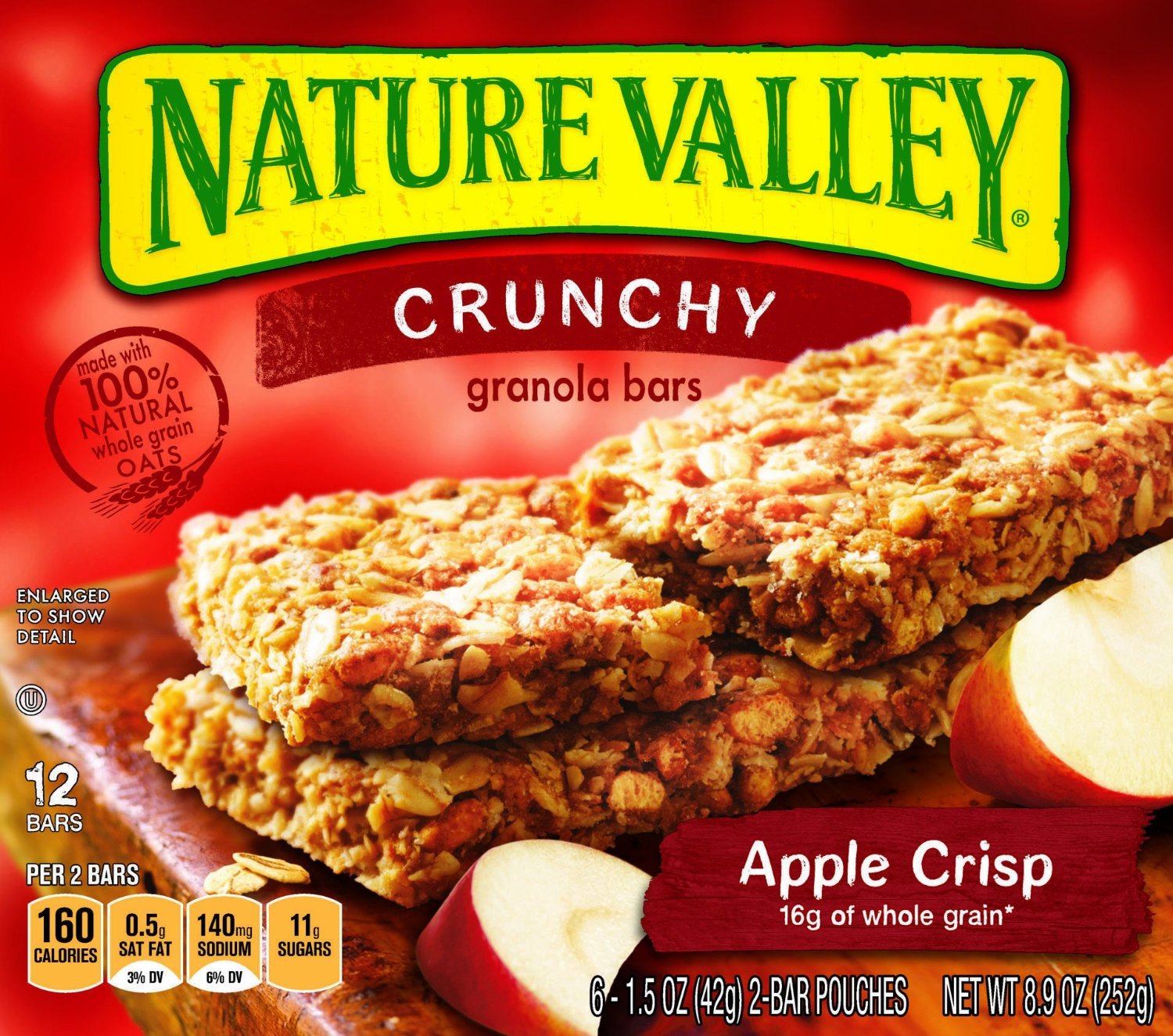 Amazon.com: Nature Valley, Crunchy Granola Bars, Apple Crisp, 12-Count ...