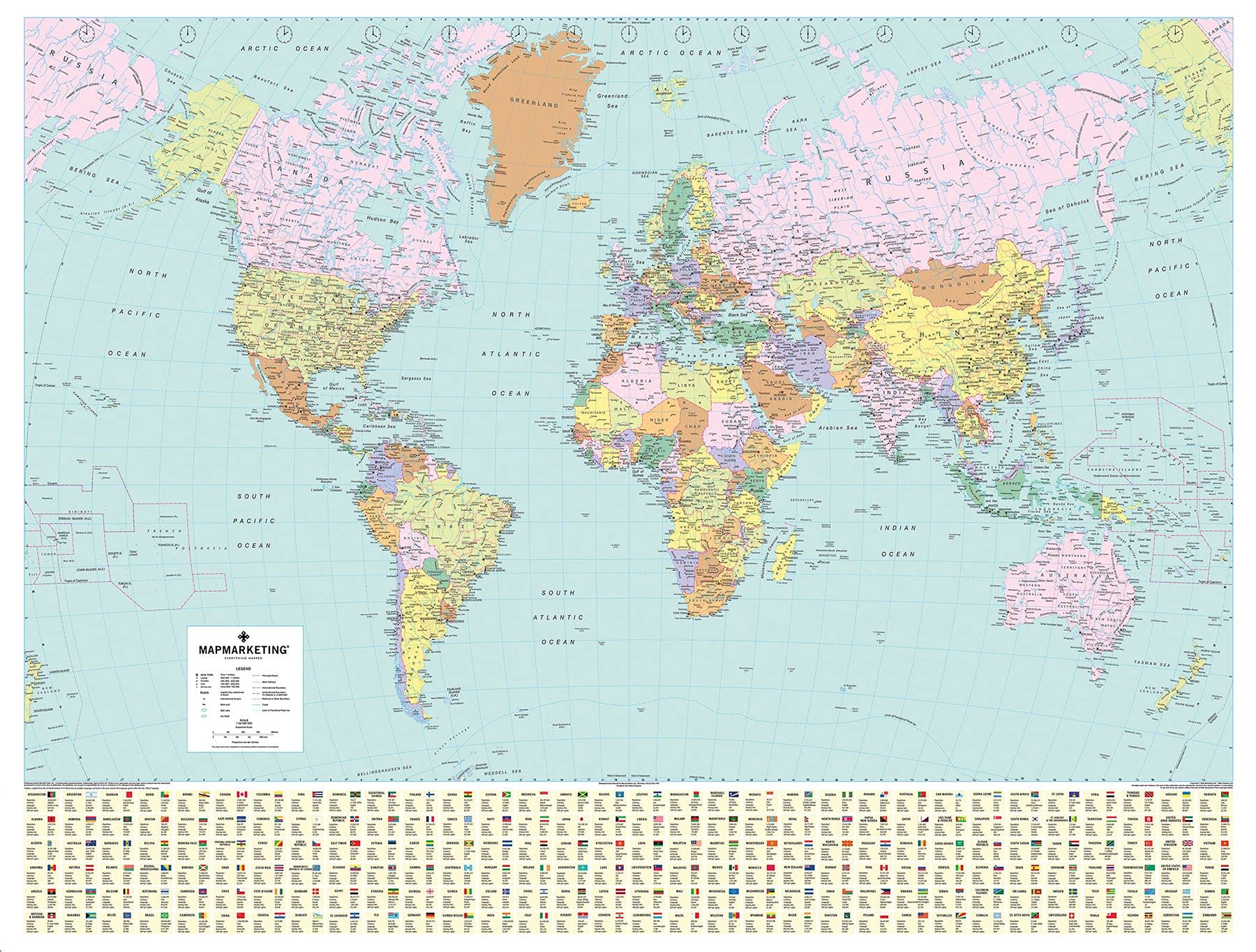 World Map Jigsaw Puzzle 1000 Piece Jigsaw Puzzle For Adults ...