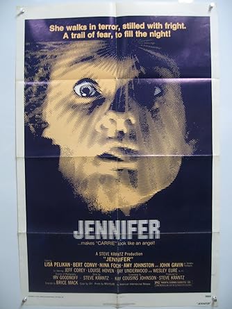 JENNIFER-1978-ORIGINAL HORROR ONE SHEET EX/NM at Amazon's Entertainment ...