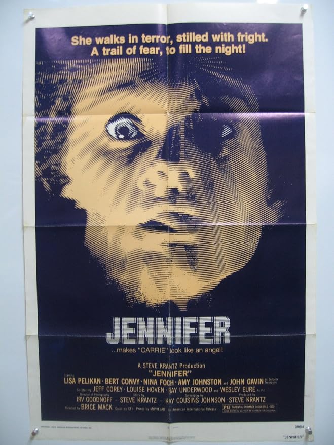 JENNIFER-1978-ORIGINAL HORROR ONE SHEET EX/NM at Amazon's Entertainment ...