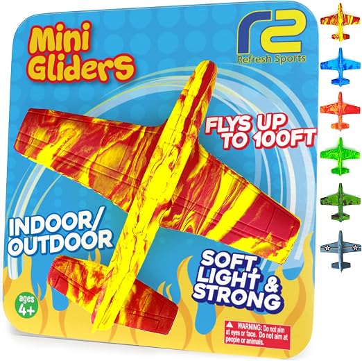 Amazon.com: Airplane Toy Foam Glider Plane for Kids: Best Outdoor Toys ...