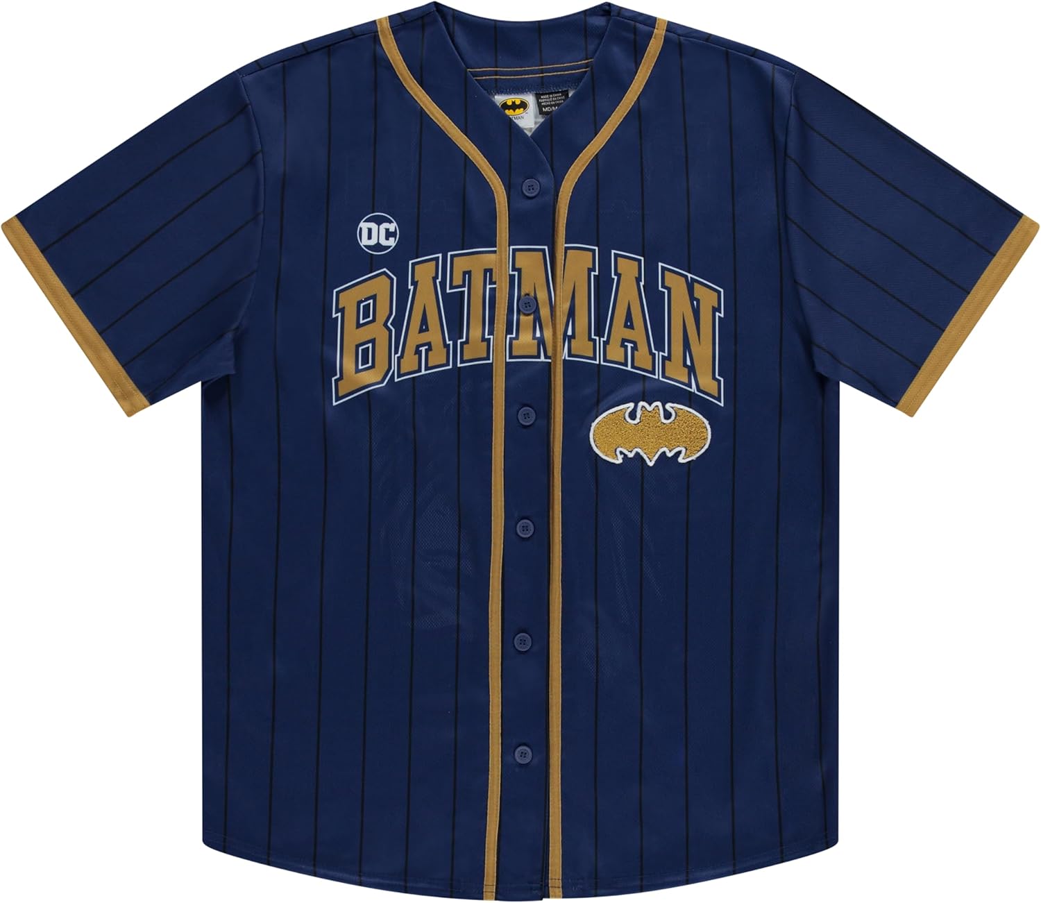 Brandclub - Batman Men's Classic Baseball Jersey - Batman, Superman ...