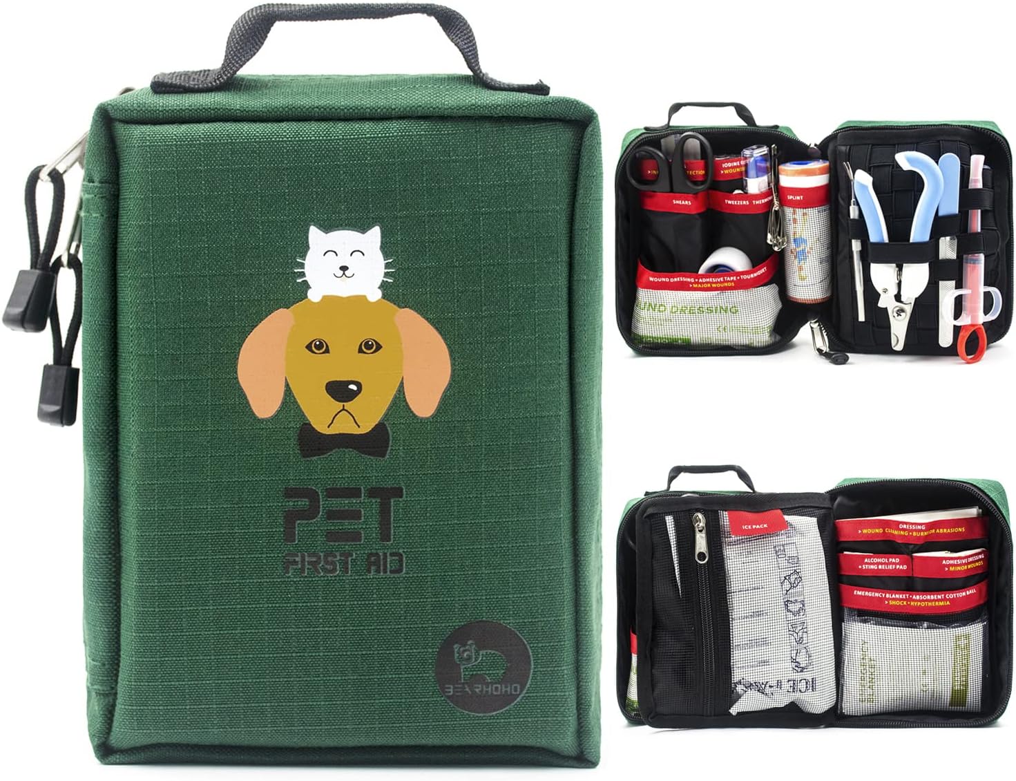 Pet Supplies : Dog First Aid Kit for Travel&Home Pet Emergency Kit for ...