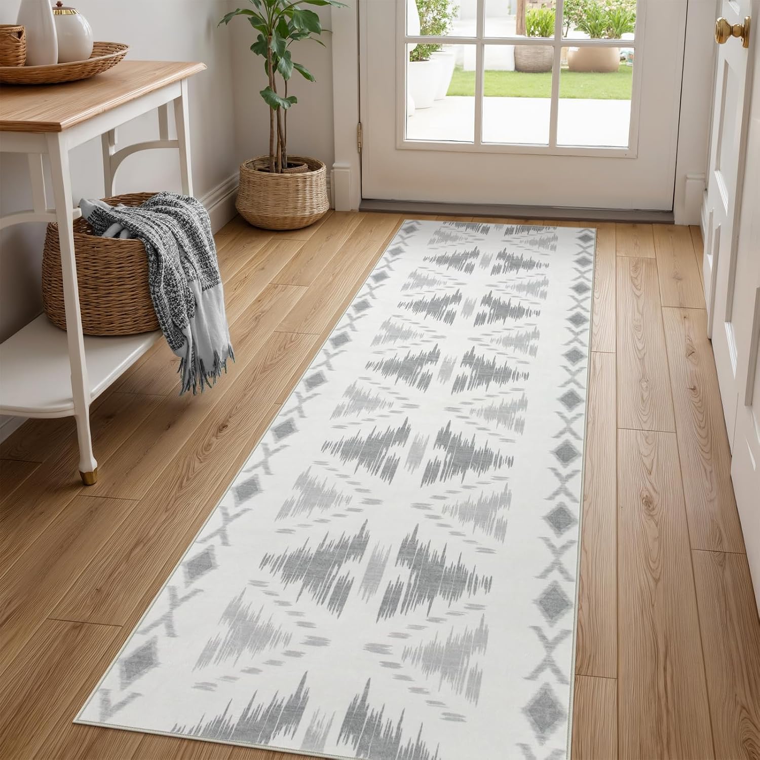 Amazon.com: Hedlive Morrocan Kitchen Runner Rug, Ultra-Thin 2x6 Rug ...