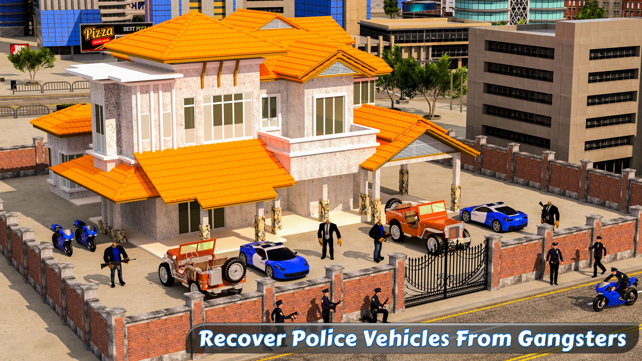 Police Car Plane Transporter: Real Crime Simulator Gangster Shooting ...