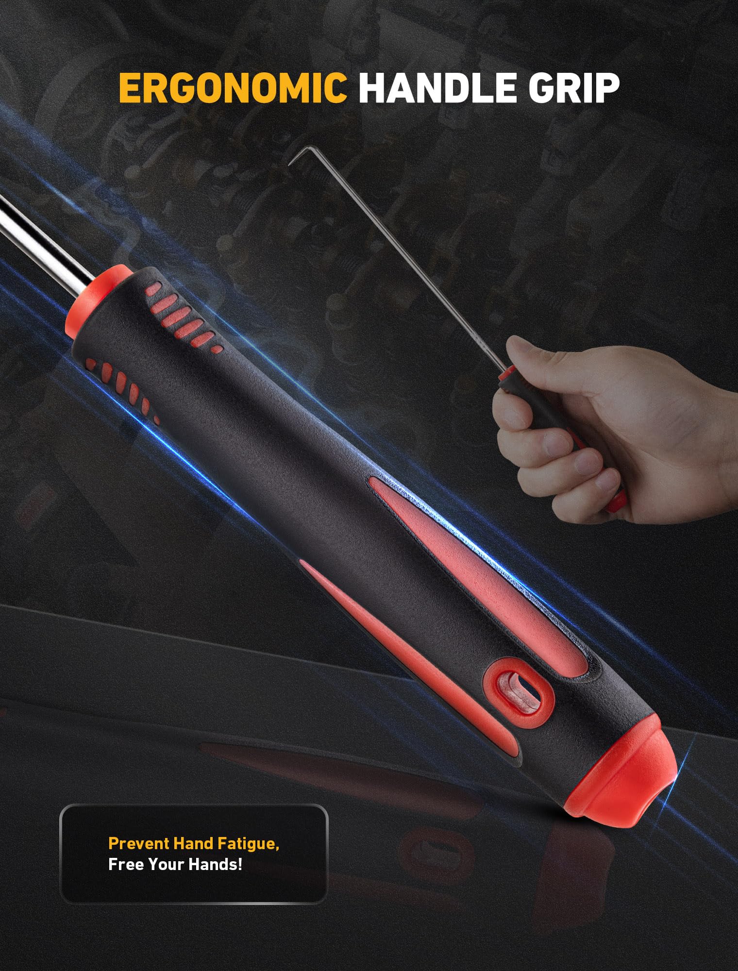 Snapklik.com : 4-Piece Precision Pick And Hook Set, 9.5 Inches Chrome ...