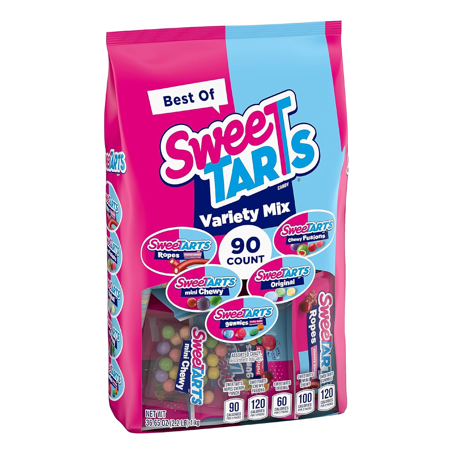 Amazon.com : SweeTARTS Candy Best of Variety Pack, Halloween Trick-or ...