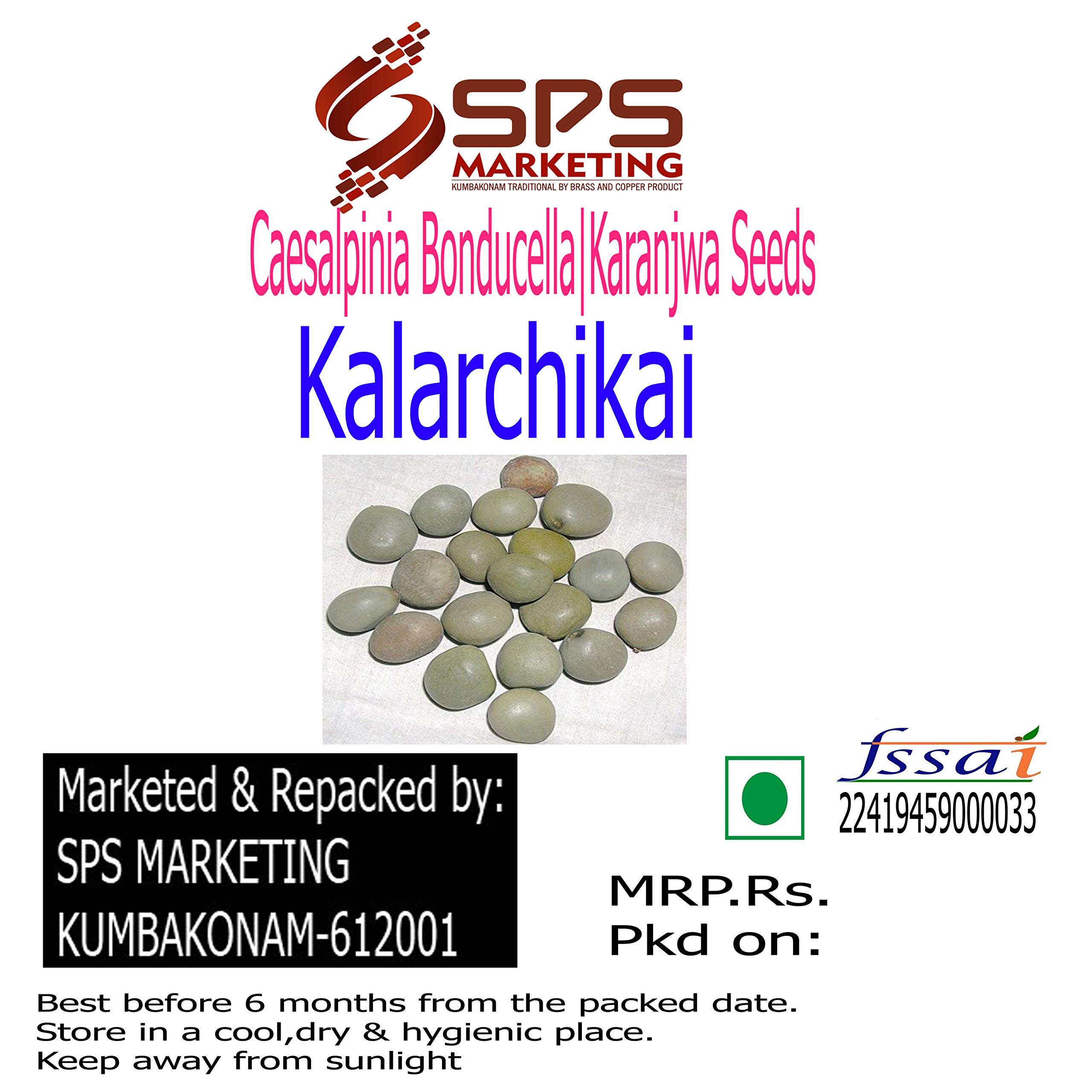Buy SPS MARKETING Gajga|Fever Nut|Kalarchikai|Caesalpinia Bonducella ...