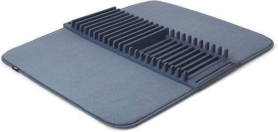 Amazon.com: Umbra Udry Dish Rack and Microfiber Drying Mat – Space ...