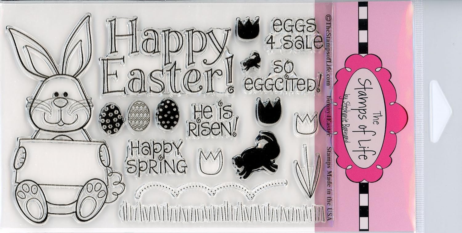 Amazon.com: Easter Stamps for Card-Making and Scrapbooking Supplies by ...