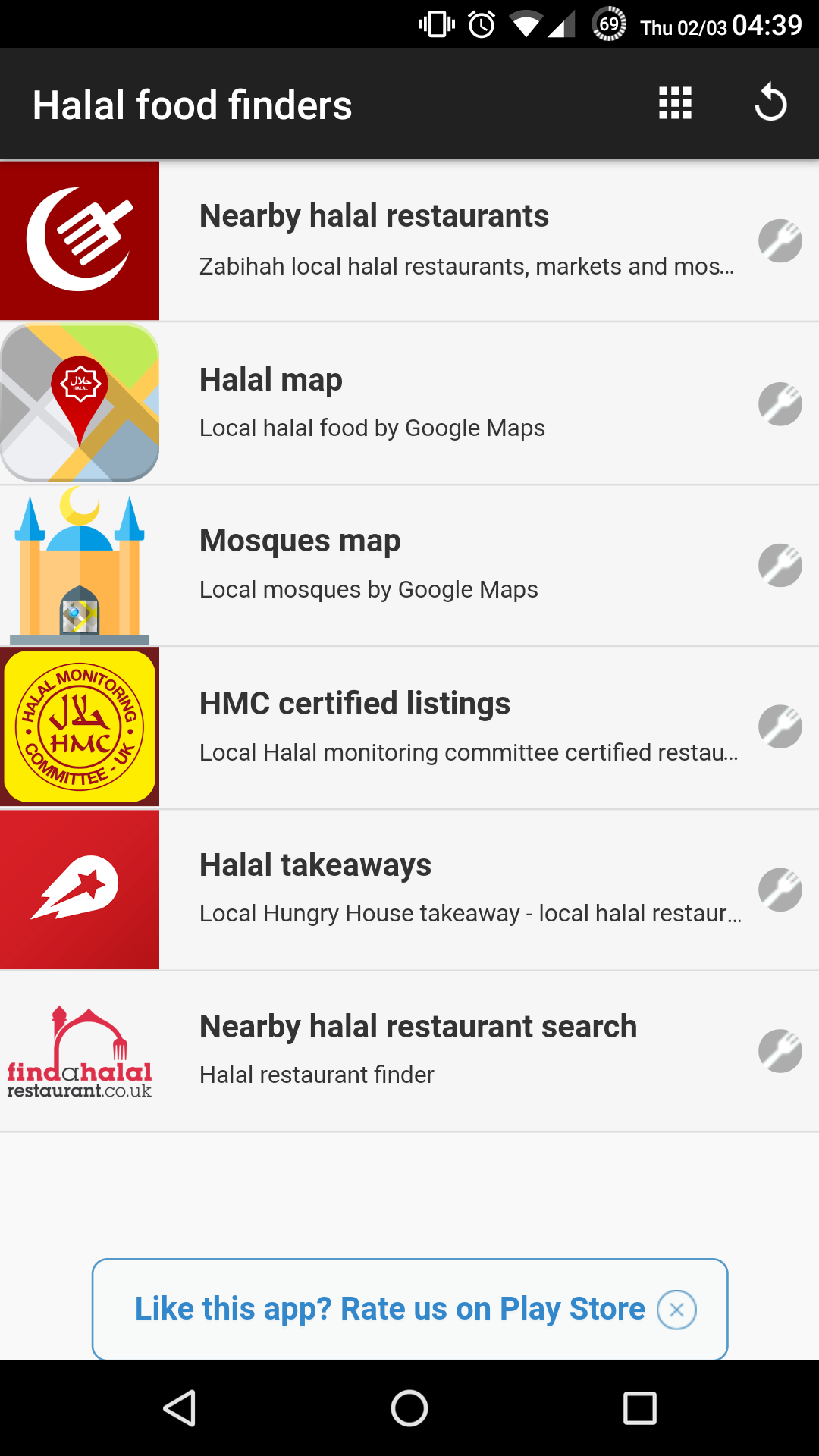 Halal food finder - App on the Amazon Appstore
