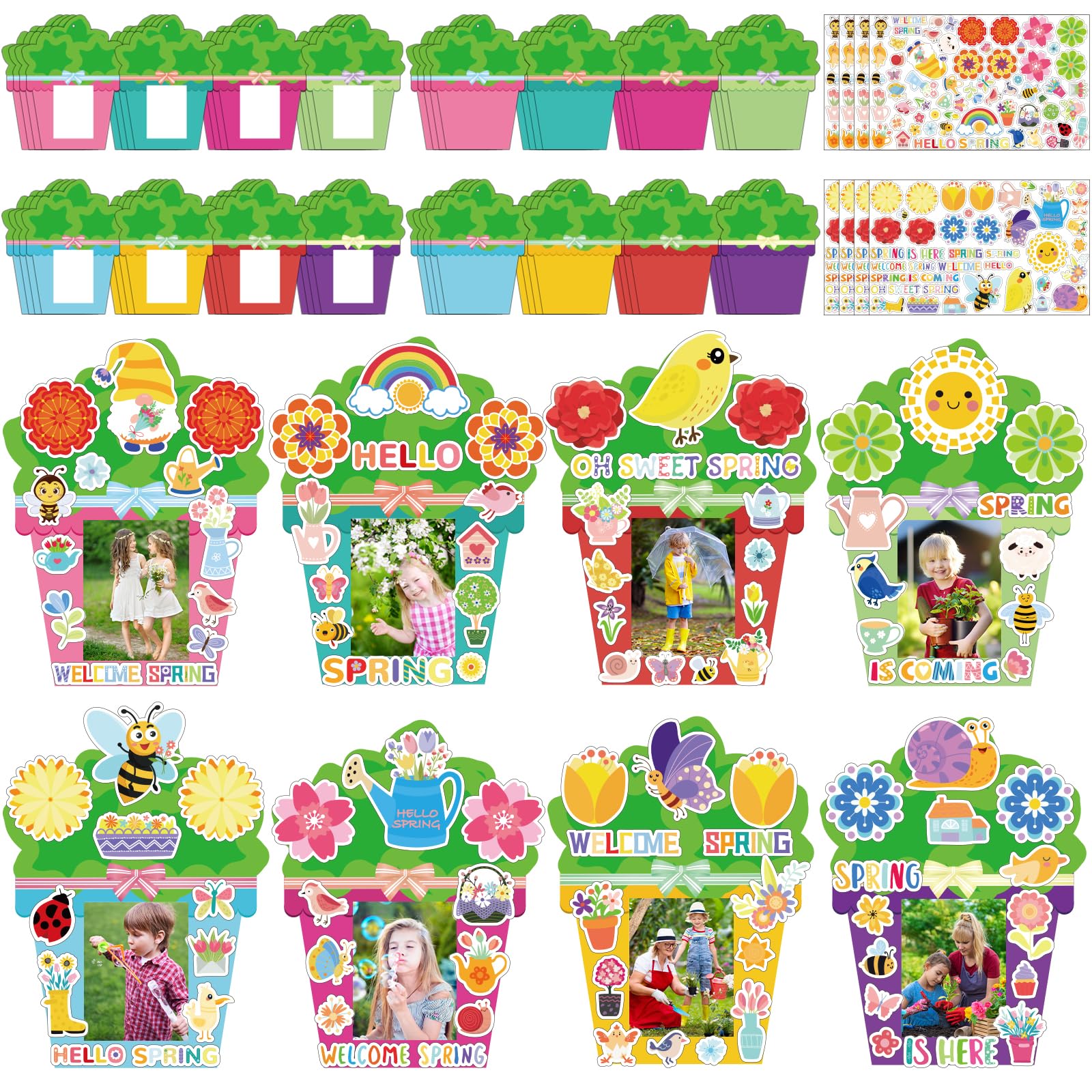 Snapklik.com : Kepeel 32 Packs Spring DIY Craft Kit For Kids, Spring ...