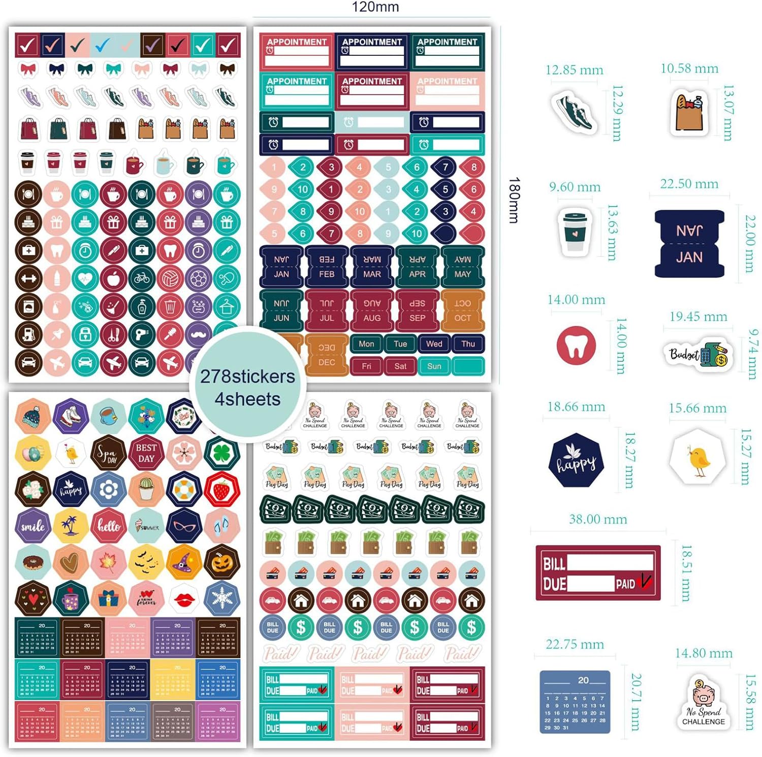 2024-2025 Magnetic Calendar for Refrigerator, 18 Australia | Ubuy