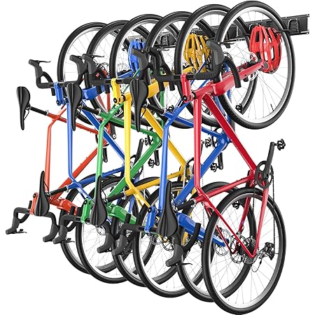 Amazon.com: Ultrawall Stainless Steel Bike Storage Rack,6 Bike Storage ...