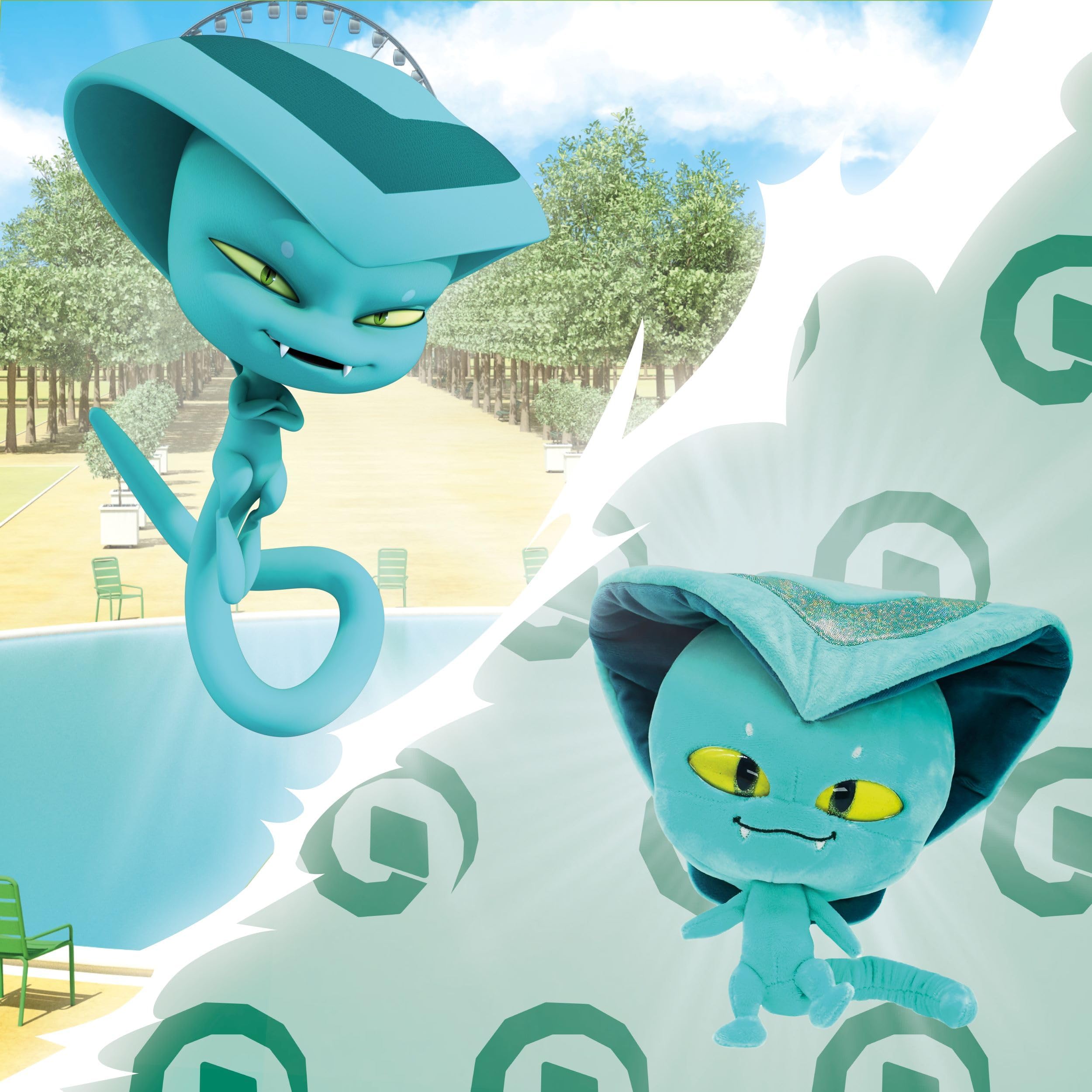 Snapklik.com : Ladybug Kwami Mon Ami Plush Toy - Sass The Snake, Super ...