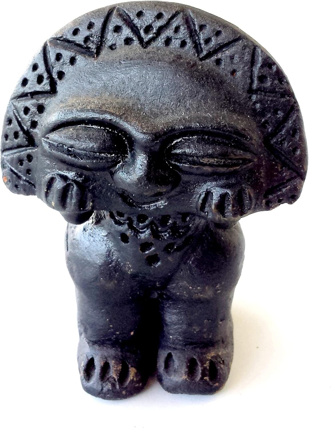 Caribbean Taino Moon Goddess Collectible Ceramic Fire Figure : Amazon ...