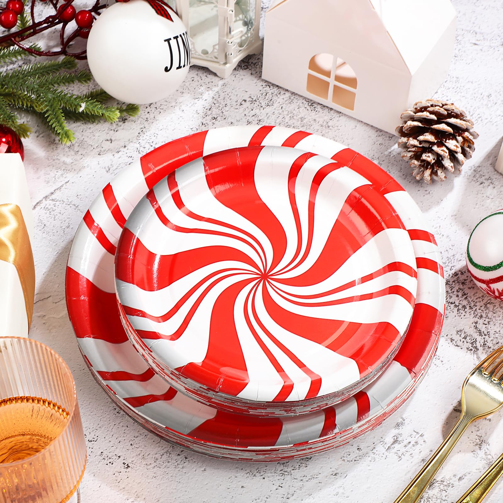 Peppermint Candy Platter Easy Homemade Peppermint Candy Plate We're