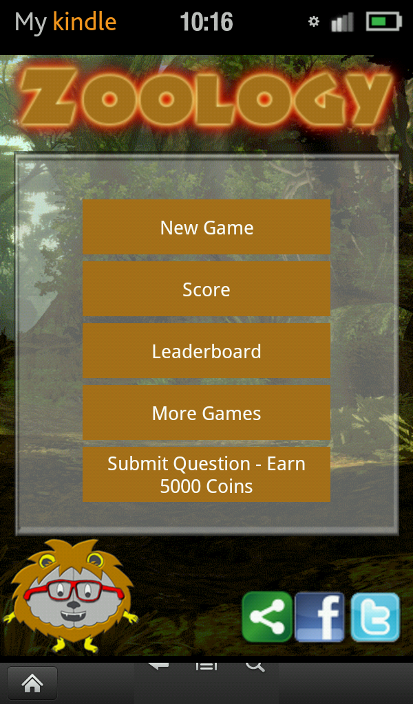 Zoology - Animal Trivia Game - App on Amazon Appstore