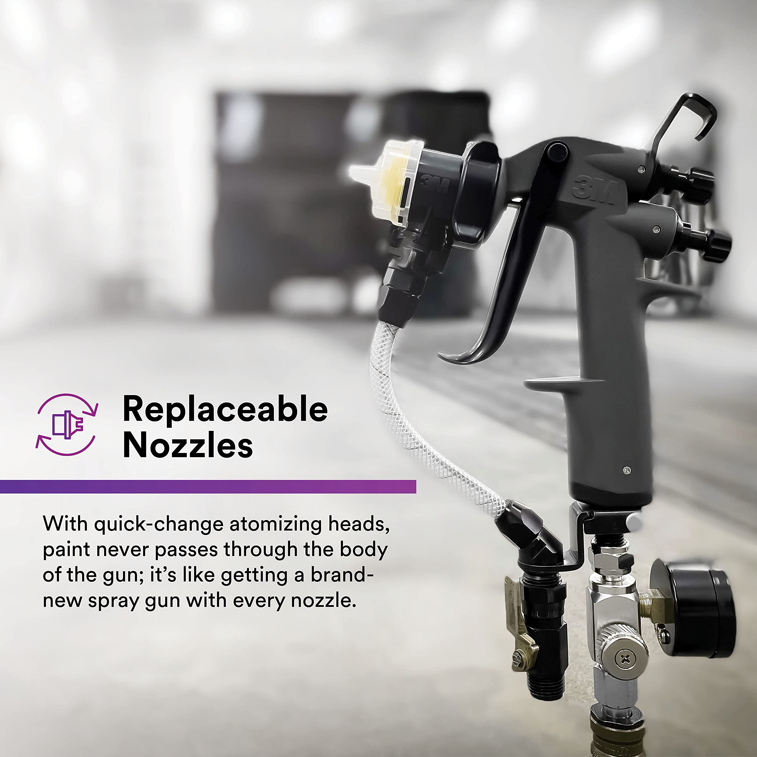 Snapklik.com : 3M Performance Pressure HVLP Atomizing Head Refill Kit ...