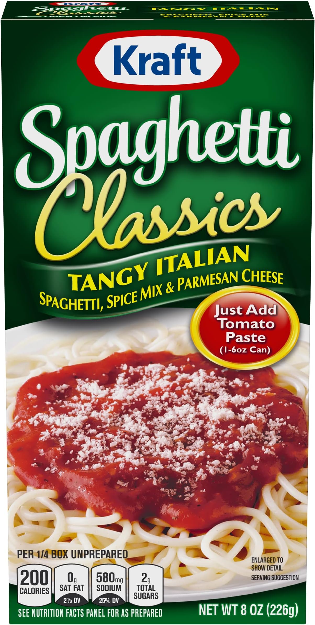 Amazon.com : Kraft Spaghetti Classics Tangy Italian Spaghetti (Spices ...