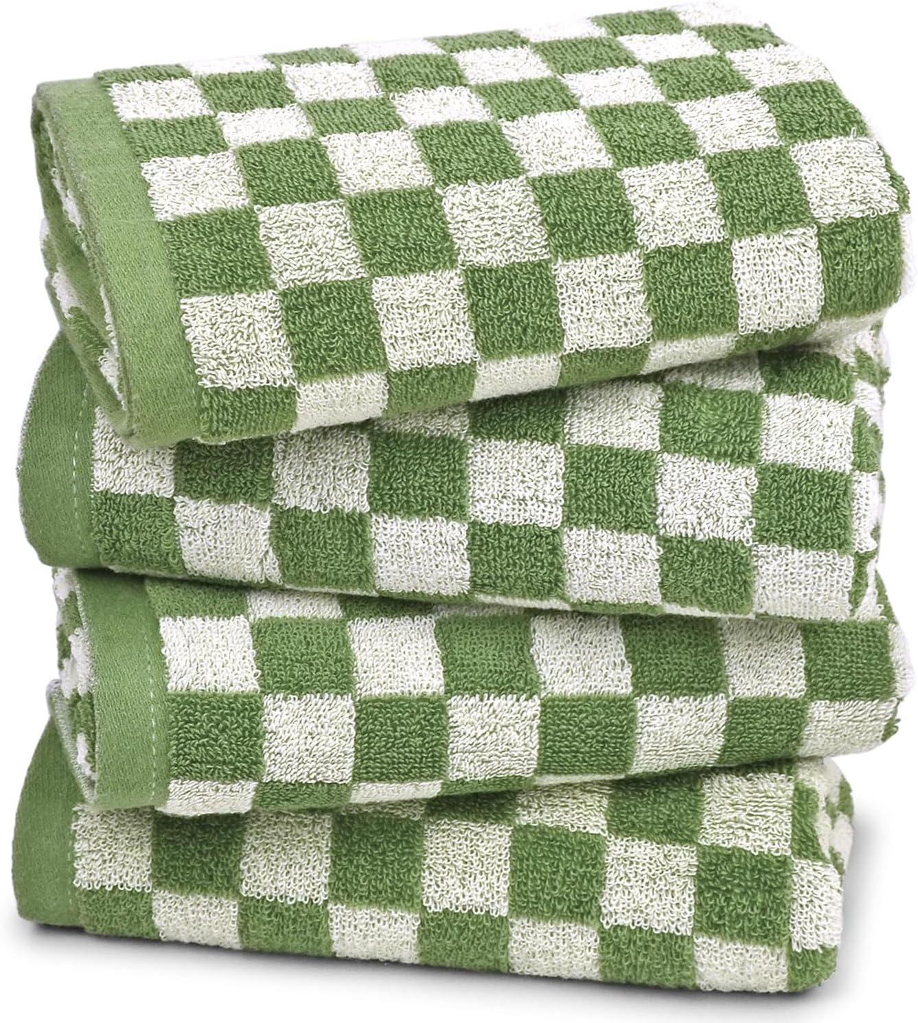 Amazon.com: Jacquotha Green Hand Towels for Bathroom Set of 4 - Cute ...