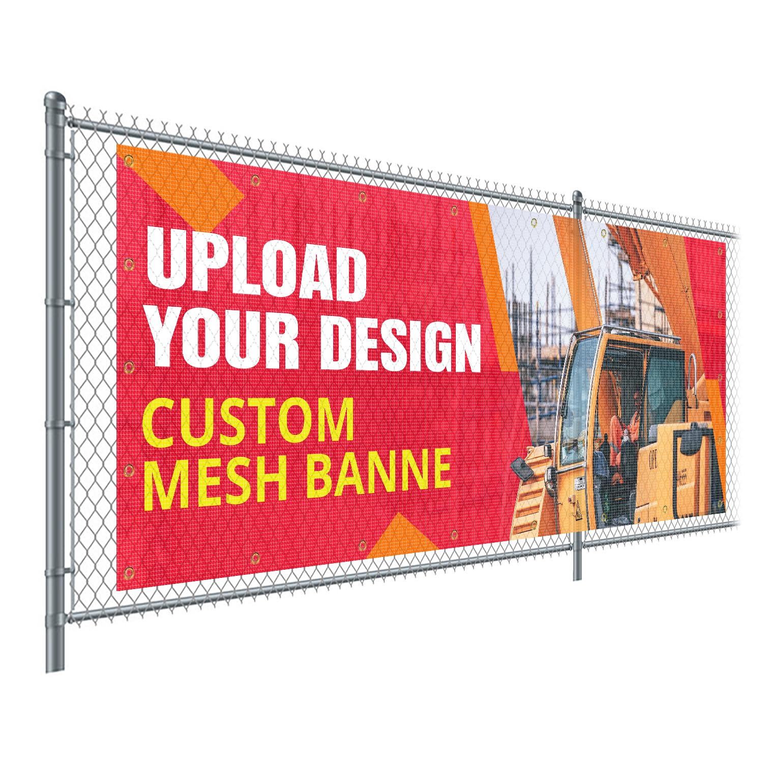 Amazon.com : Anley Custom Mesh Banner & Sign - Fence Wrap Banners with ...