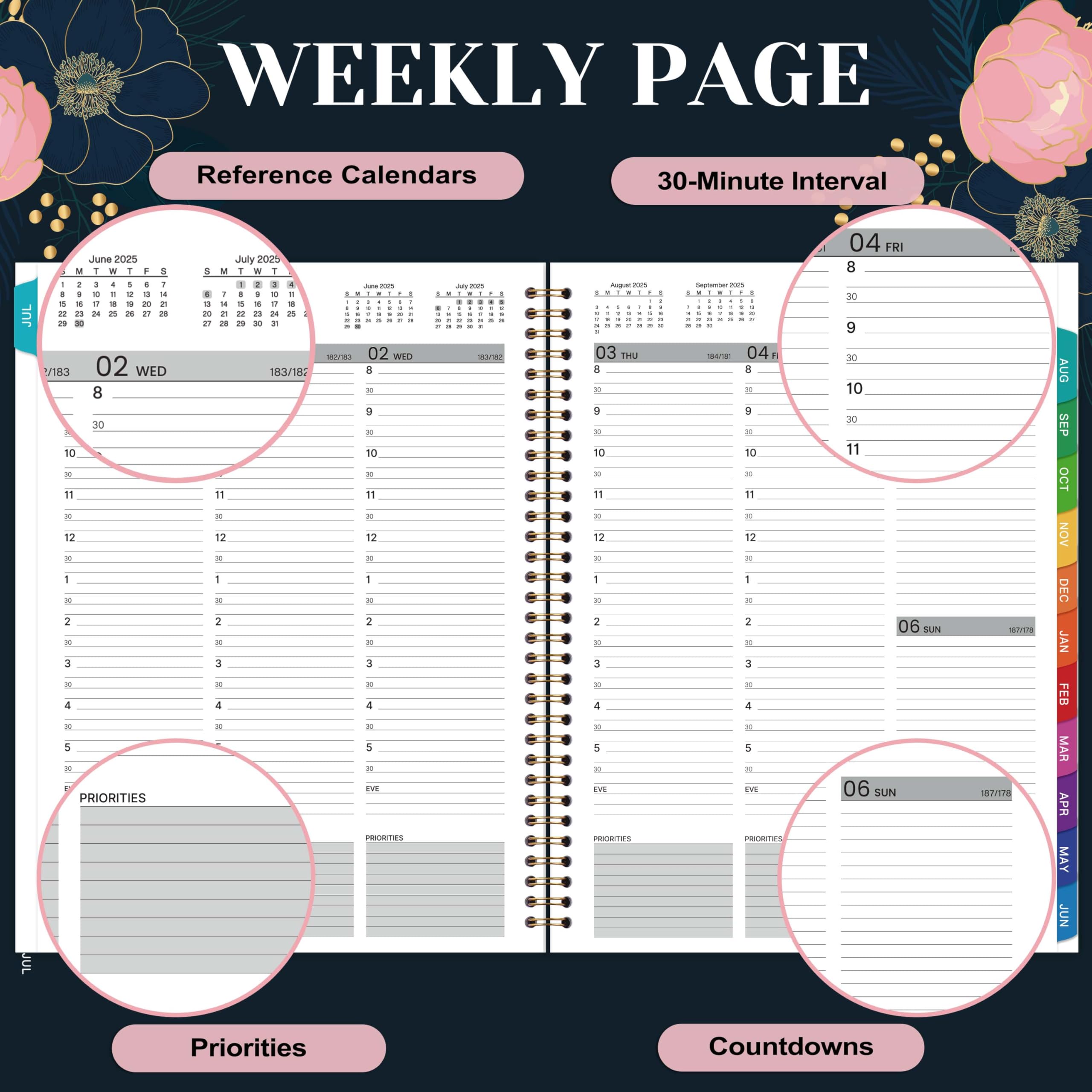 Snapklik.com : 2025-2026 Appointment Book - July 2025 - June 2026 ...