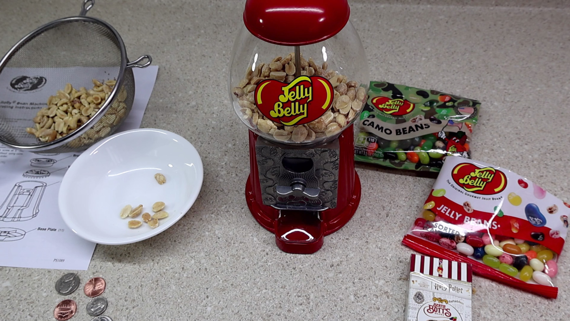 Watch Jelly-Belly gourmet jelly bean dispenser and bank on Amazon Live