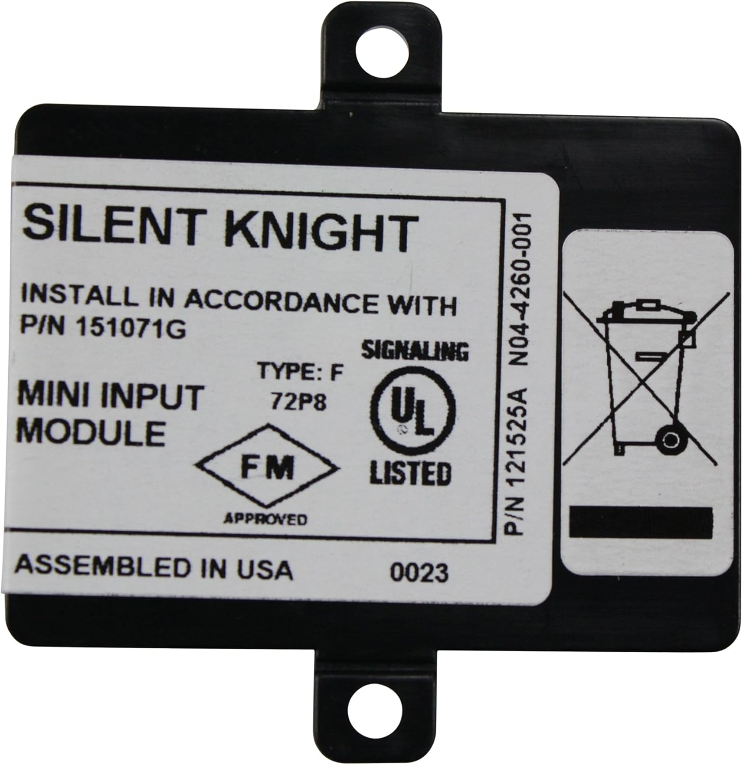 Amazon.com: Silent Knight SD500-MIM Fire Alarm Addressable Mini Input ...