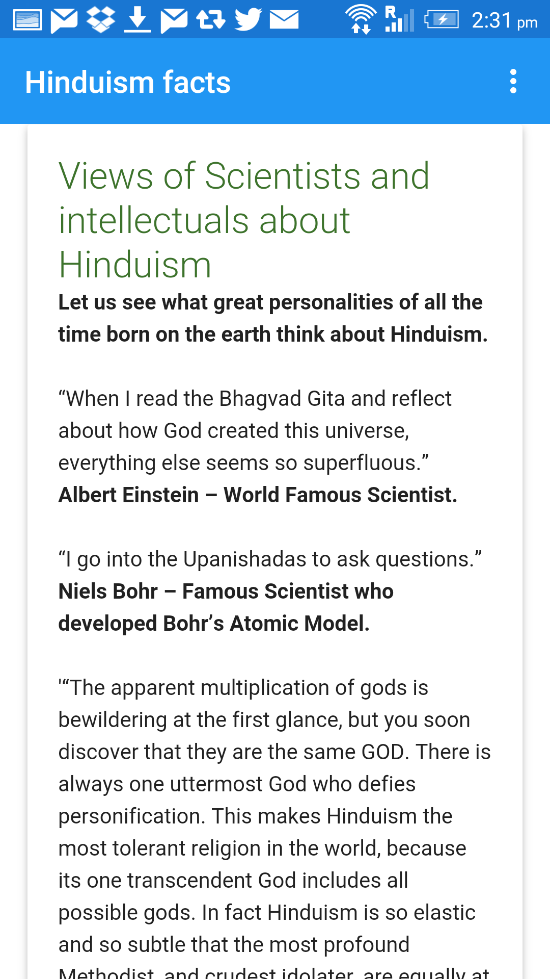 Hinduism Facts - App on Amazon Appstore
