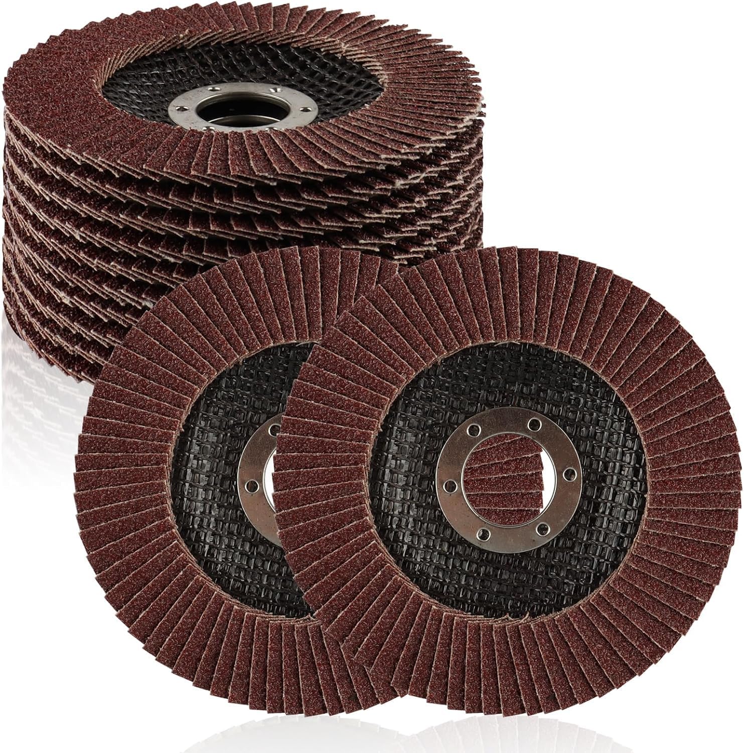 RABBIT® Flap Discs Aluminum Oxide Grit 80, 4 Inch Sanding Grinding ...