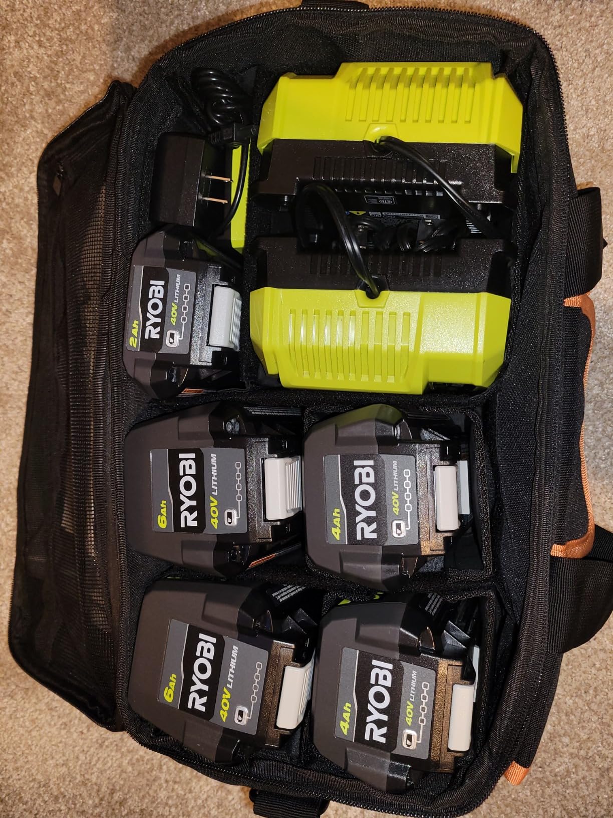 Amazon.com: WELIDAY Battery Storage Carrying Bag with 11 Removable ...