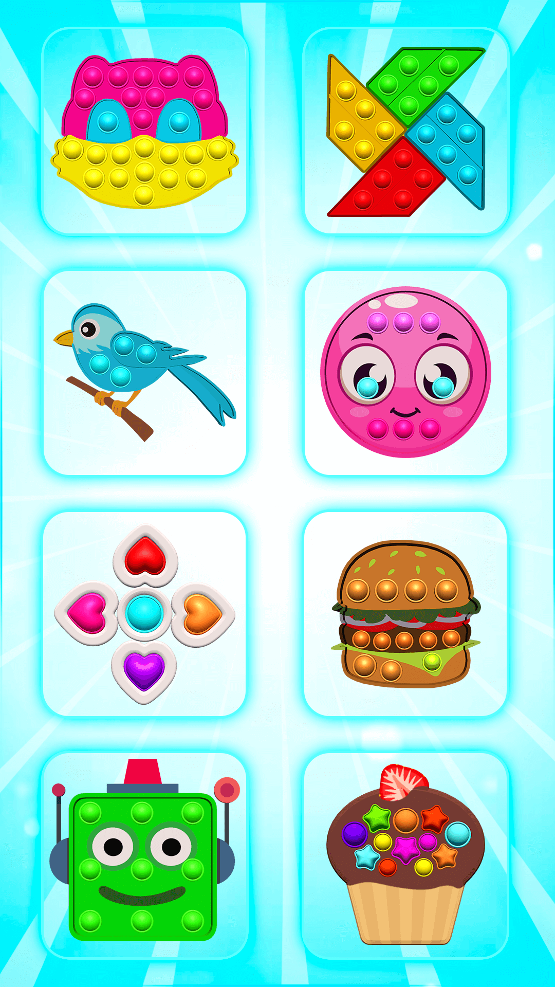 Pop It Glow Magic - Antistress Fidget Toys 3D Game-Amazonアプリストアのアプリ