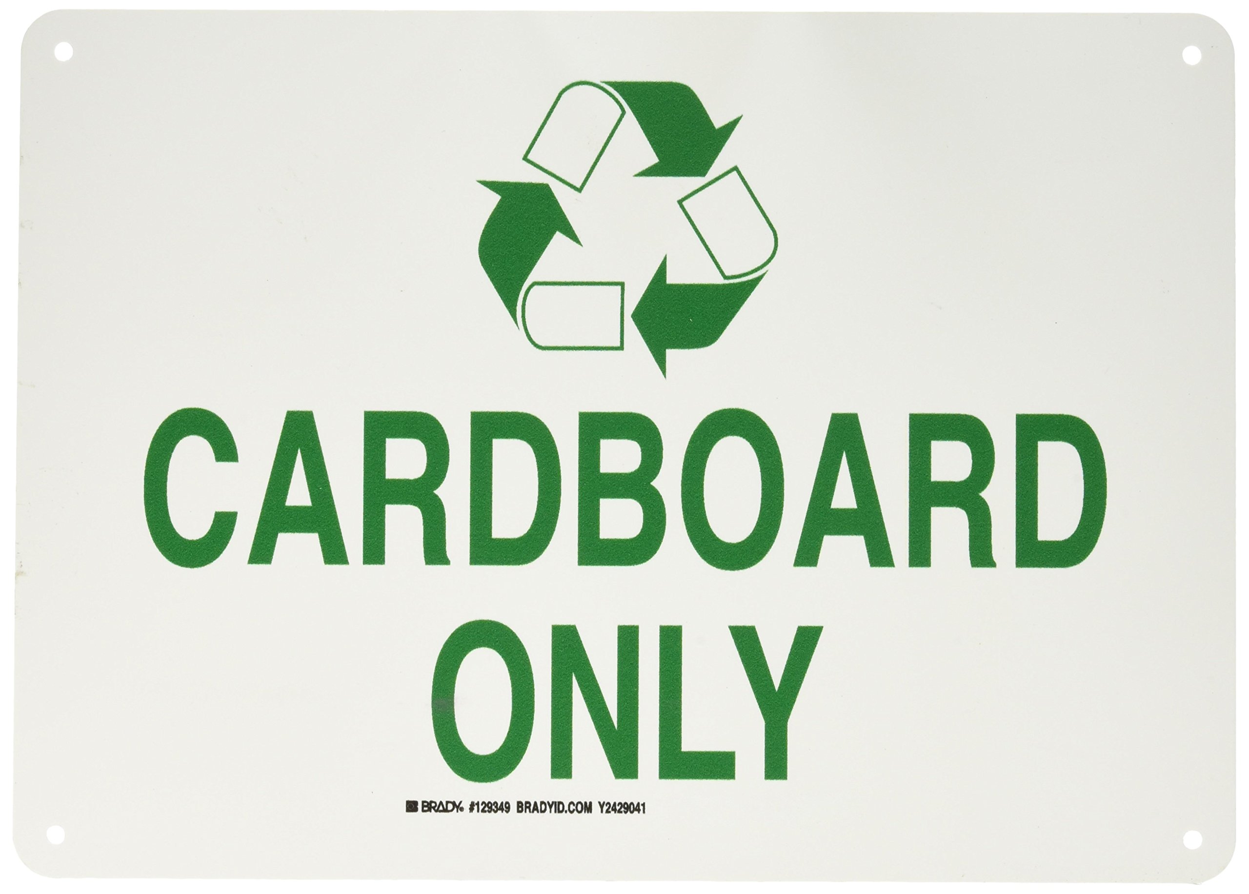 Cardboard Recycling Signs