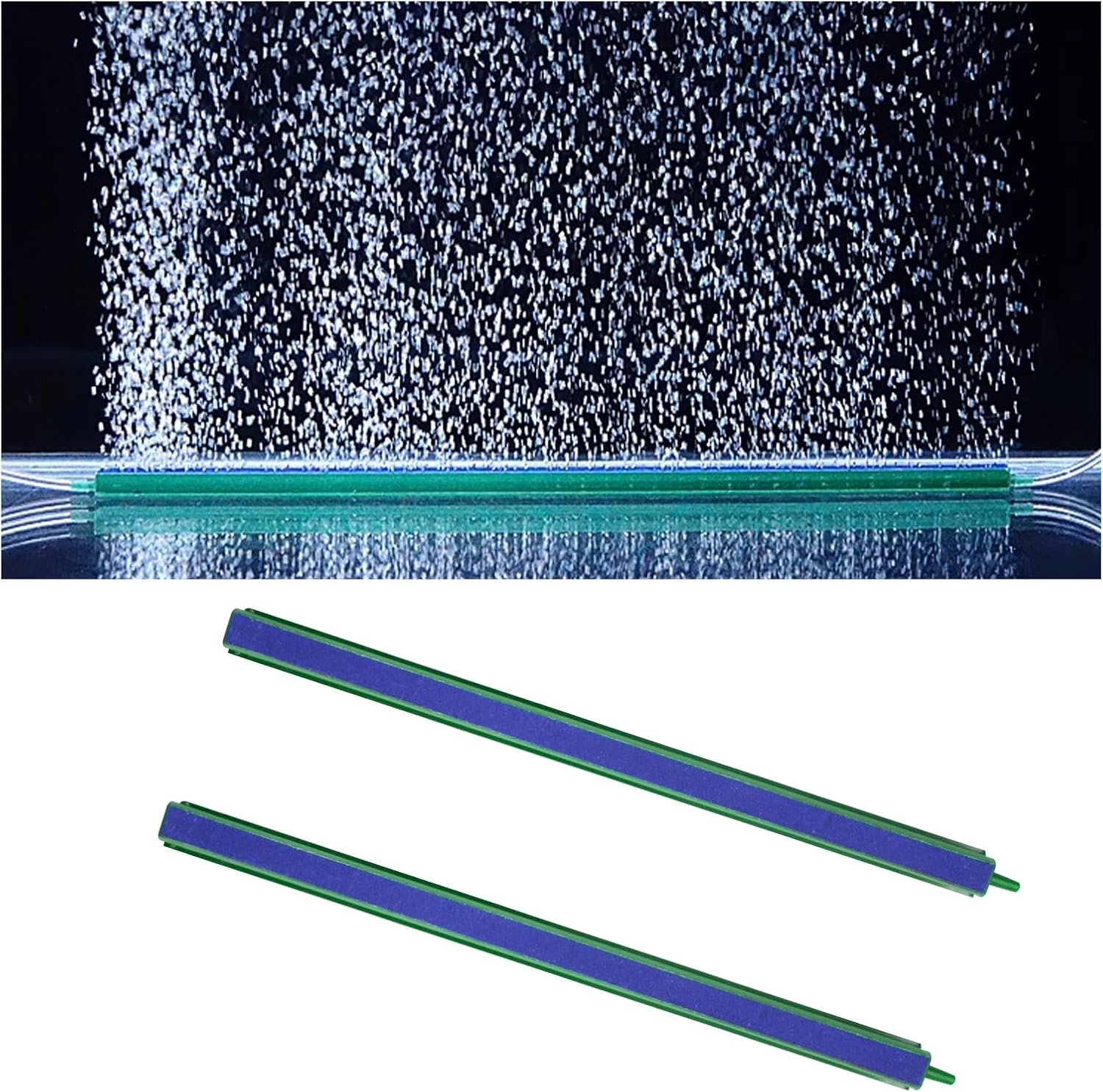 WishLotus Fish Tank Air Bubbler, 2 PCS Durable Long Strip Aquarium ...