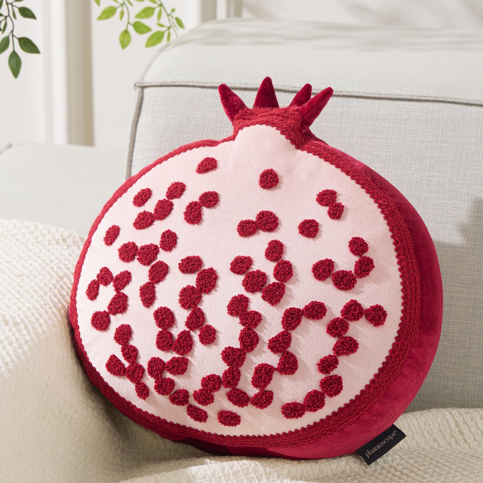 Amazon.com: Phantoscope Fruit Shaped Pillows Series Pomegranate Shaped ...