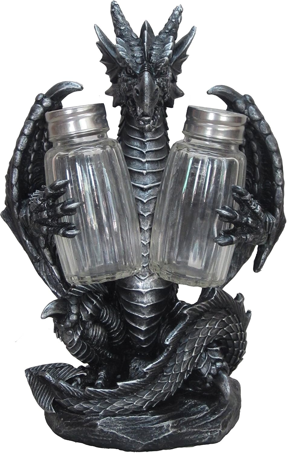 Amazon.com: DWK "Blackened Spice" Medieval Dragon Salt & Pepper Shaker ...
