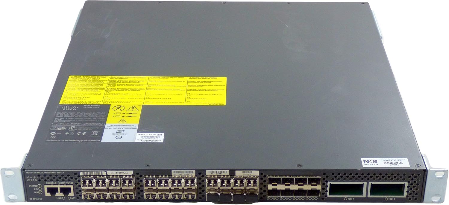 Amazon.com: Cisco DS-C9134-K9 Multilayer Fabric Switch : Electronics