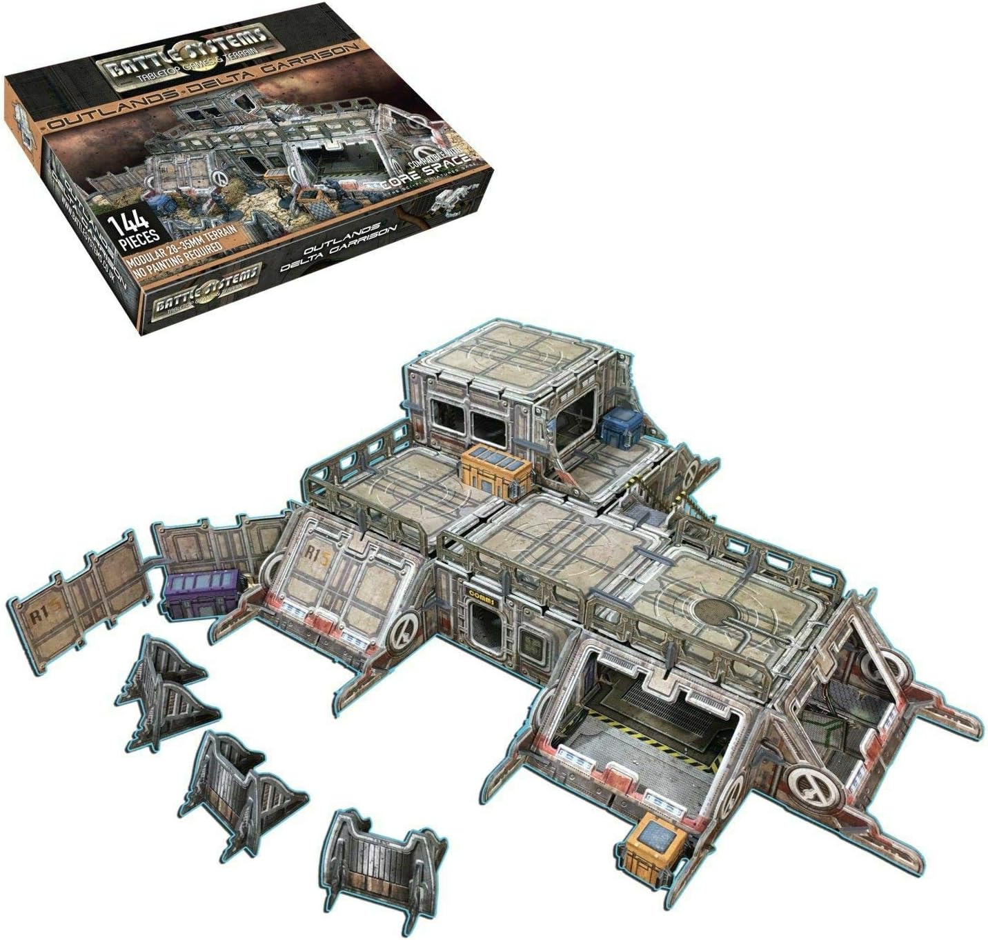 Amazon.com: Battle Systems Sci-Fi Terrain - 28mm Modular 3D Space ...