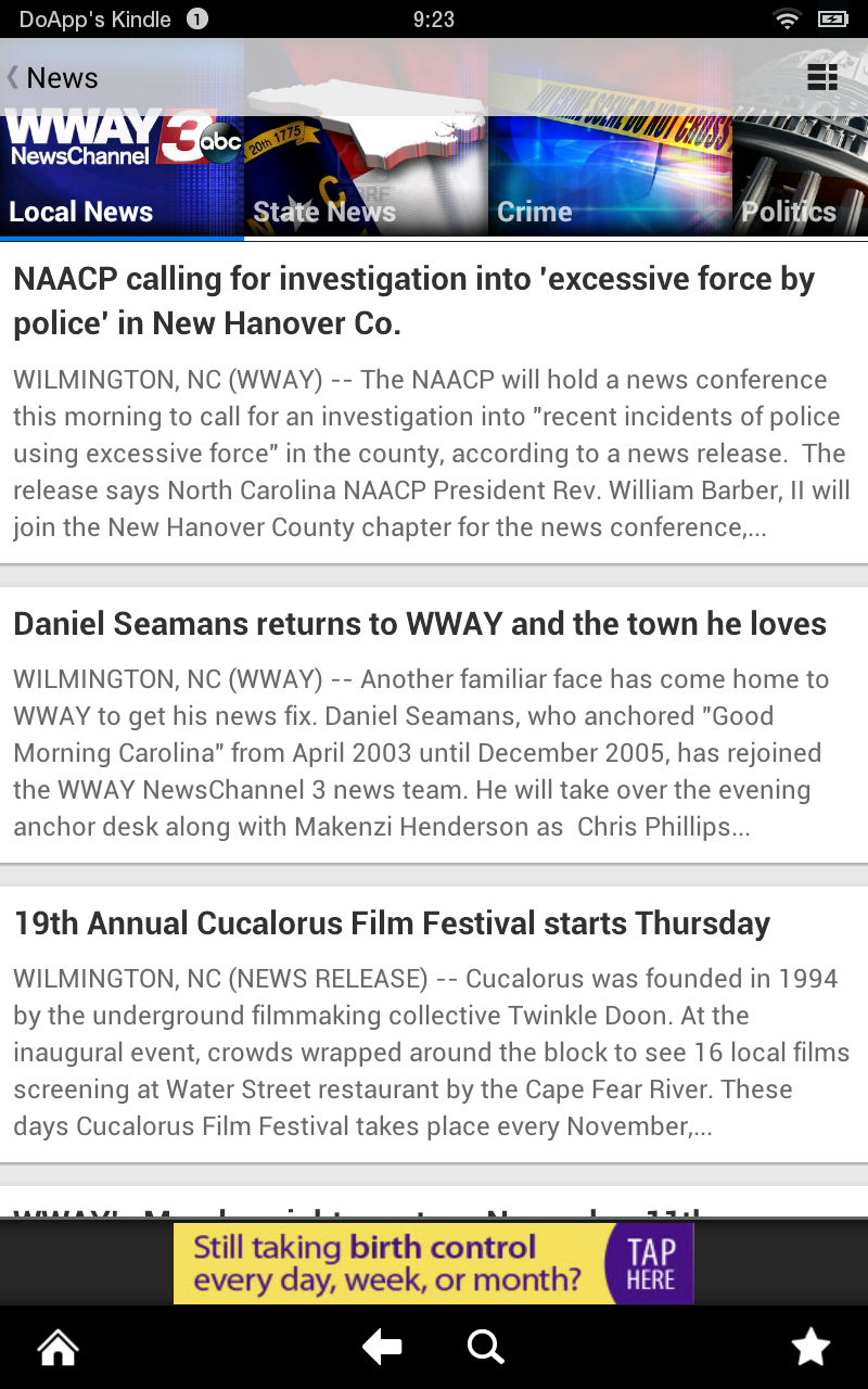 WWAY NewsChannel 3 - App on Amazon Appstore
