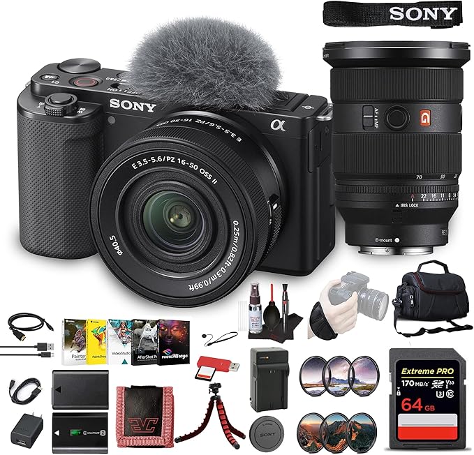 Amazon.com : Sony ZV-E10 Mirrorless Camera Kit with 16-50mm II Power ...
