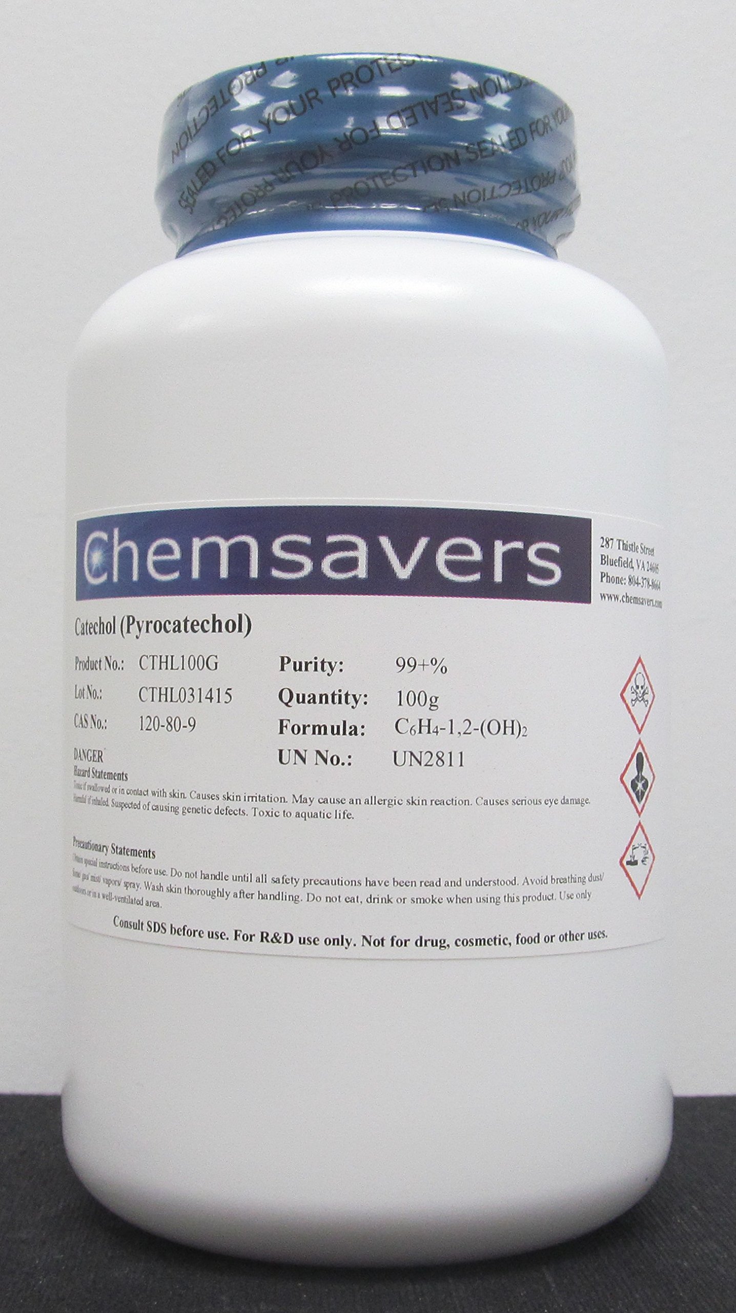 Catechol (Pyrocatechol), 99+%, 100g: Amazon.com: Industrial & Scientific