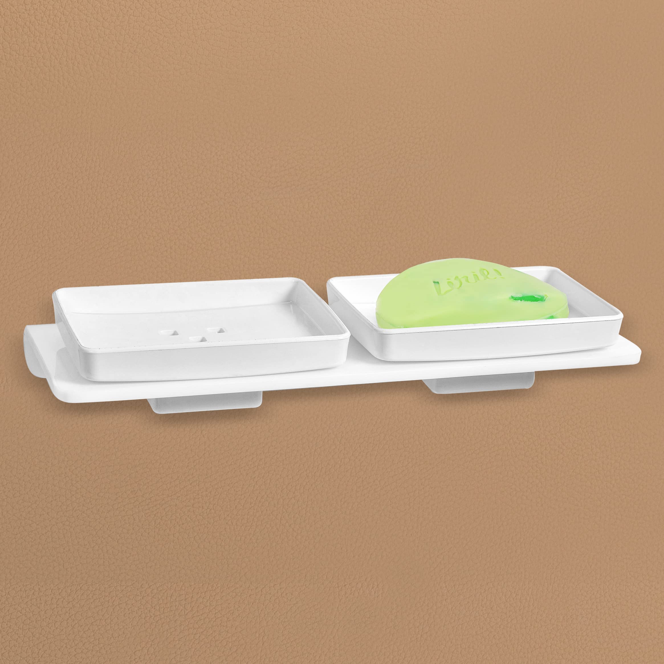 Plantex 5mm Acrylic Double Soap Dish/Soap Holder/Soap Stands for ...