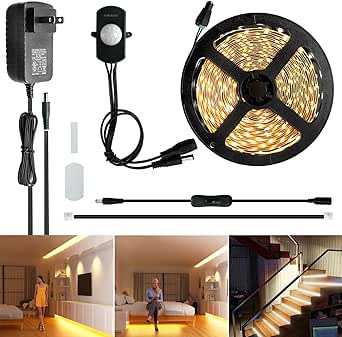 Amazon.com: Sensky Dimmable Motion Sensor LED Under Cabinet Lighting ...