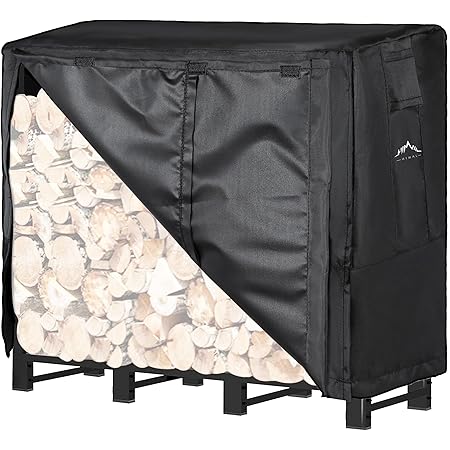 Amazon.com : Himal Log Rack Cover Waterproof Firewood Cover Fit 4FT ...