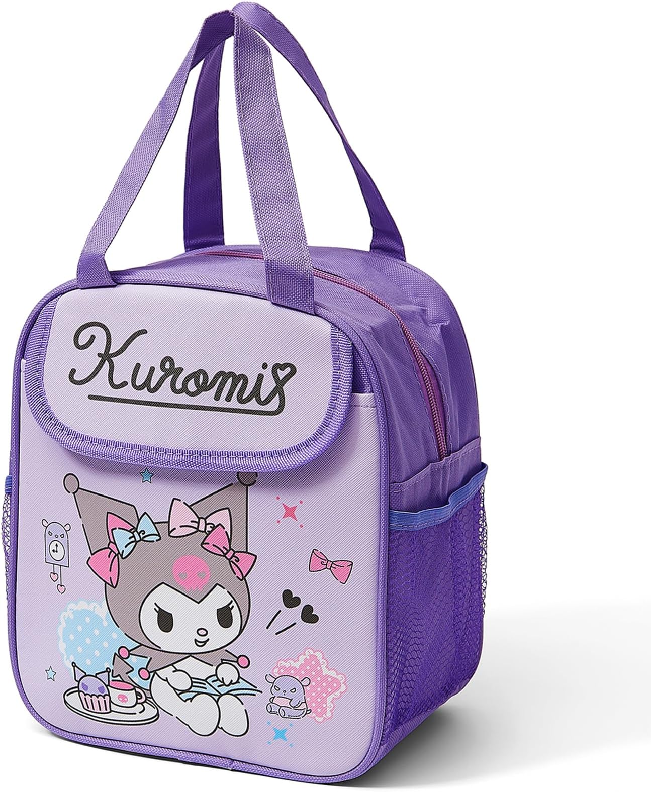 Amazon.com: Hello Kitty My Melody and Kuromi Lunch Box for Girls Set ...