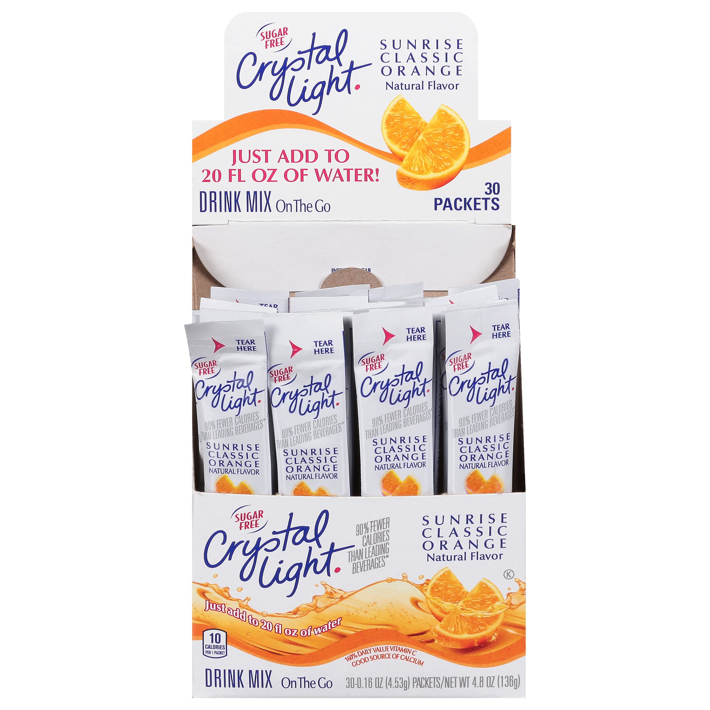 Snapklik.com : Sugar-Free Orange On-The-Go Powdered Drink Mix 120 Count
