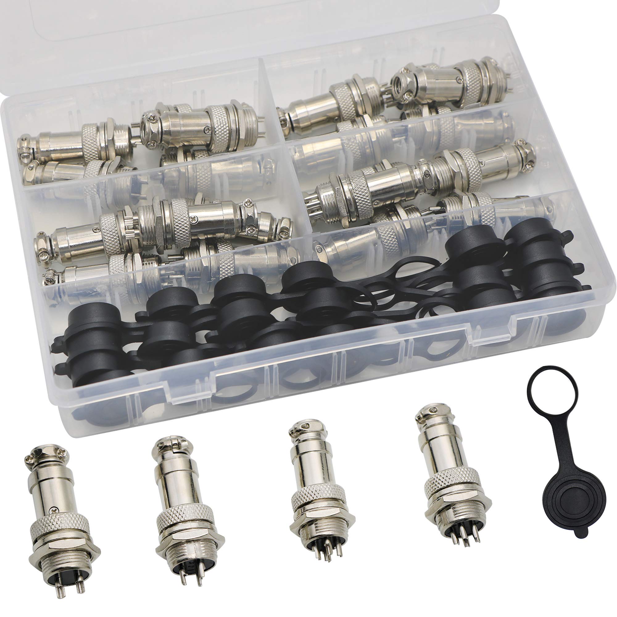 Buy Aviation Connector, GX16 2 Pin/ 3 Pin/ 4 Pin/ 5 Pin 16mm Thread ...