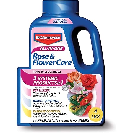 Amazon.com : Bayer 502610B 2-in-1 Systemic Rose & Flower Care Granules ...